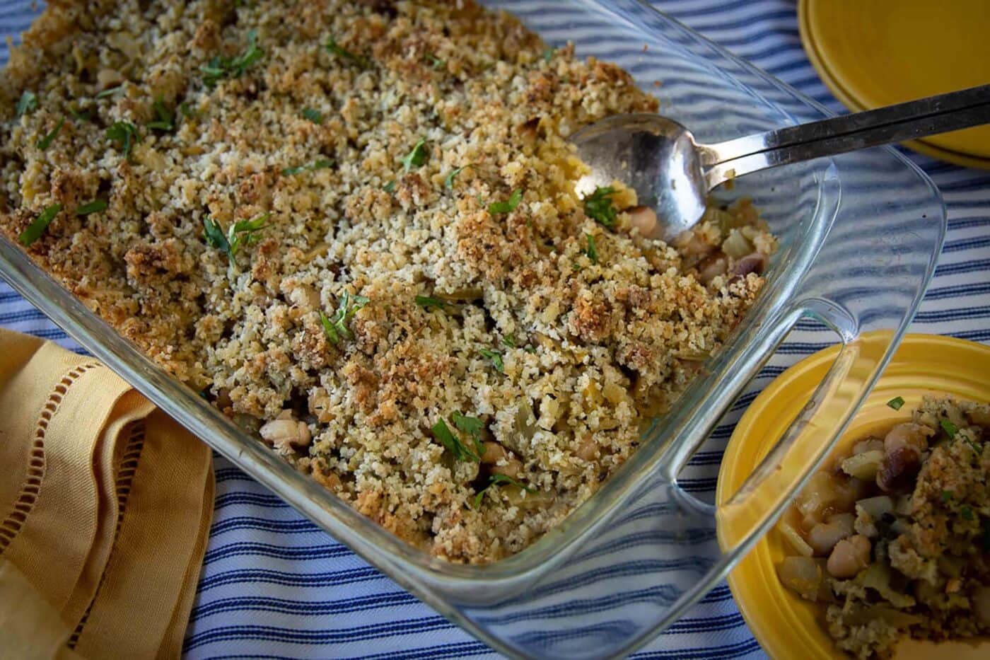 Yellow Eye Beans and Fennel Casserole - edible Reno-Tahoe